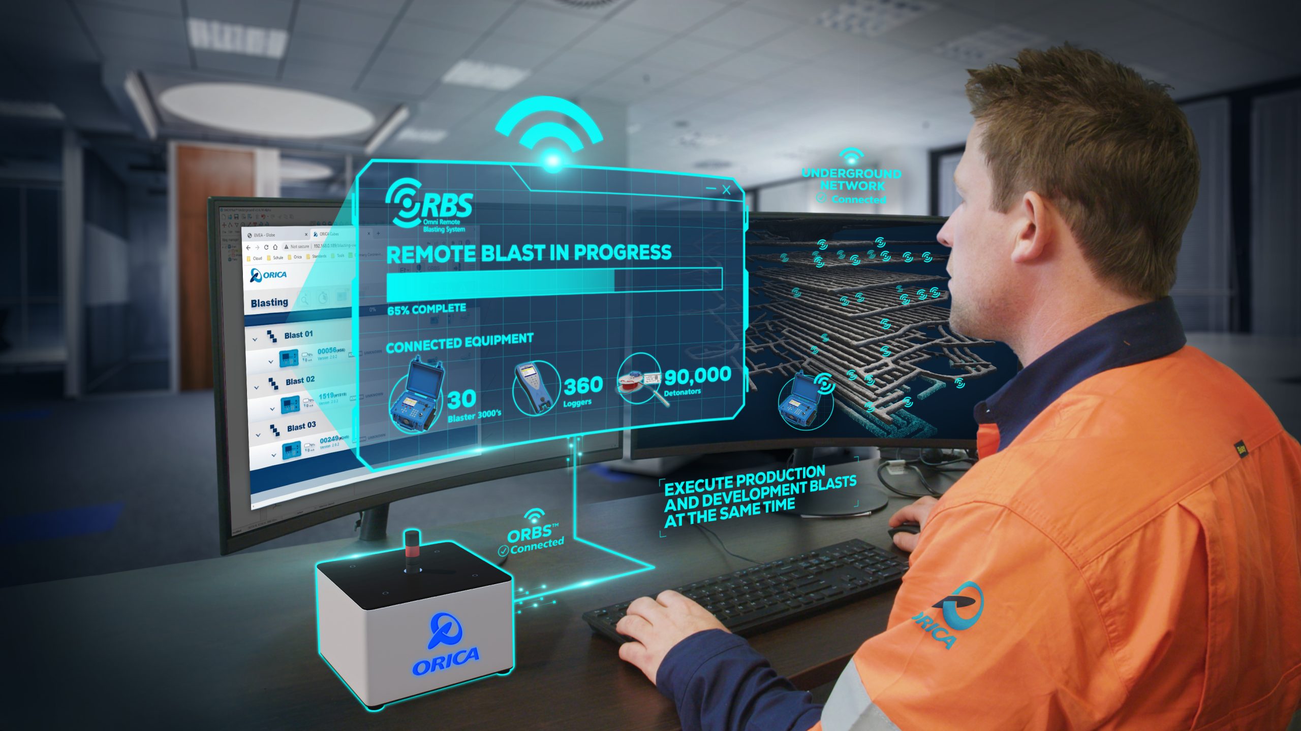 Orica ORBS takes remote blasting underground - Miners News Global